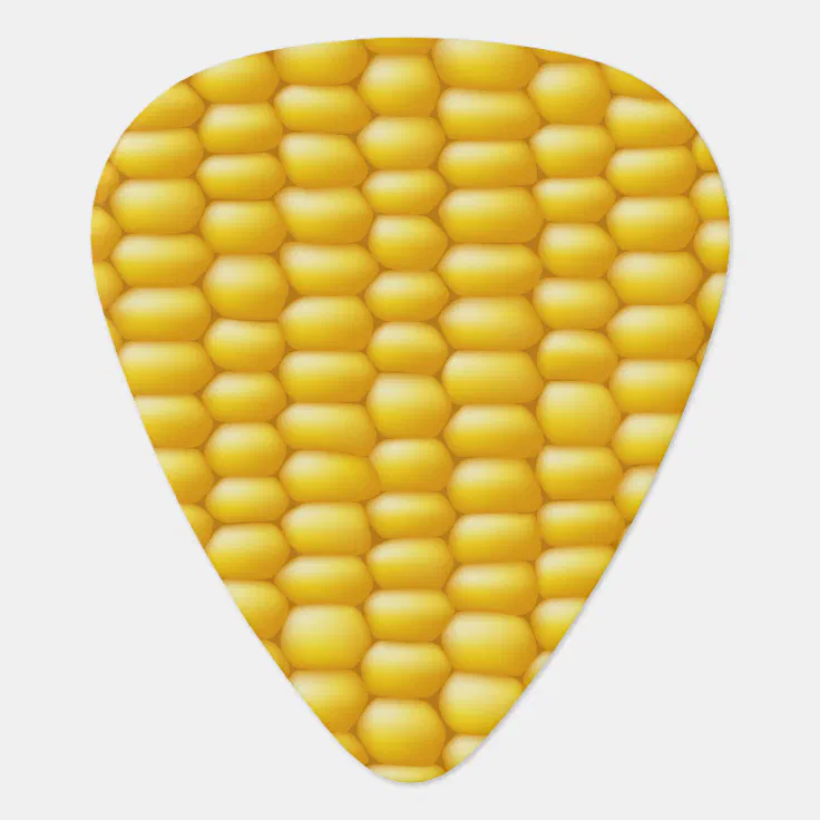 Corn Cob Background Guitar Pick | Zazzle