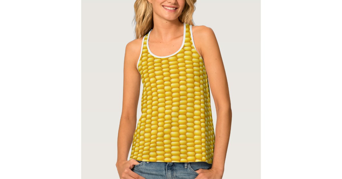 Corn Cob Background Tank Top | Zazzle