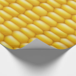 Corn Cob Background Wrapping Paper | Zazzle