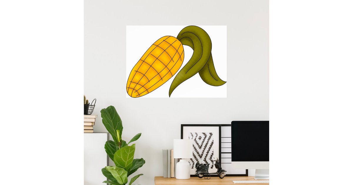 Corn Cob Poster | Zazzle