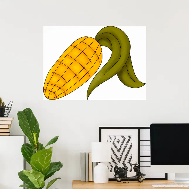 Corn Cob Poster | Zazzle