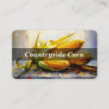 Corn / Maize Business Card | Zazzle