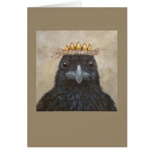 Cornelius the crow card | Zazzle.com