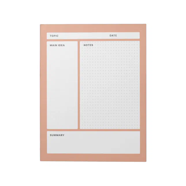 Cornell Notes (Dot) | Zazzle