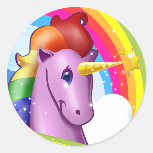 Cornify unicorn stickers | Zazzle