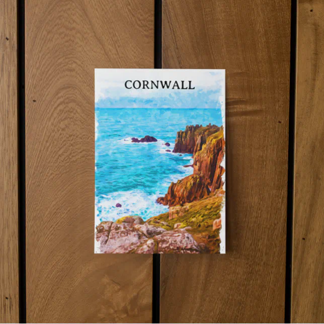 Cornwall England UK Coastal Scenery Postcard | Zazzle