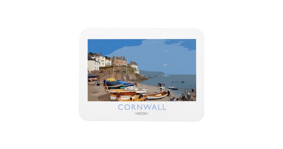 Cornwall Railway Poster Magnet | Zazzle