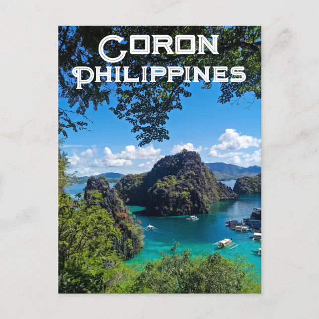 Coron, Philippines Postcard | Zazzle