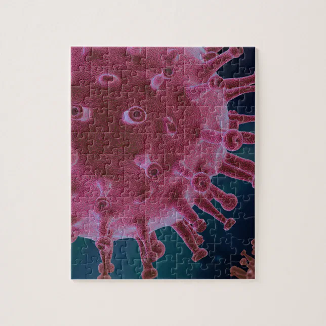 Corona Virus Microbiology Jigsaw Puzzle | Zazzle