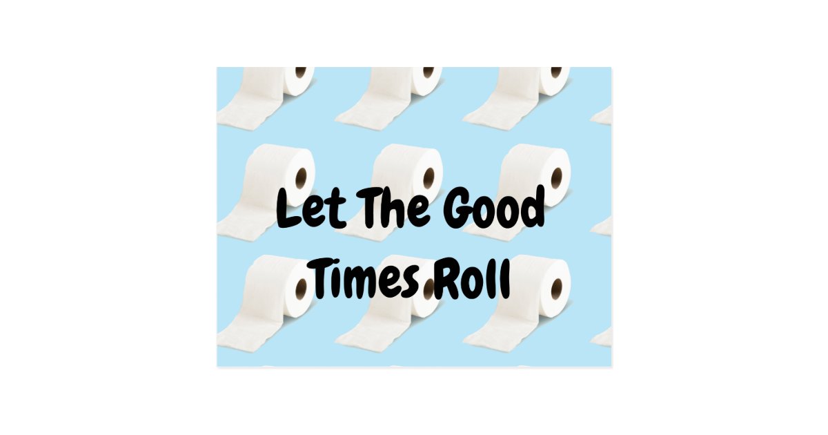 Corona Virus Toilet Roll Blue Postcard | Zazzle.com