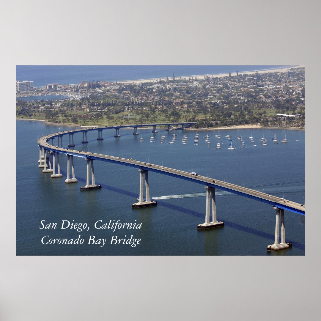 Coronado Bay Bridge Poster | Zazzle