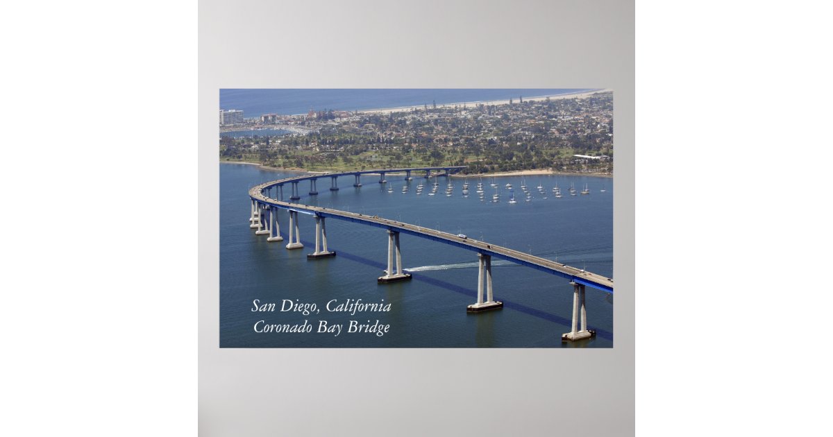 Coronado Bay Bridge Poster | Zazzle