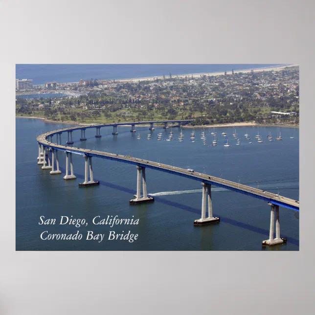 Coronado Bay Bridge Poster | Zazzle