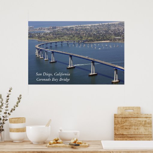 Coronado Bay Bridge Poster | Zazzle