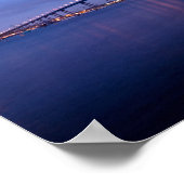 Coronado Bridge at Dusk Poster | Zazzle
