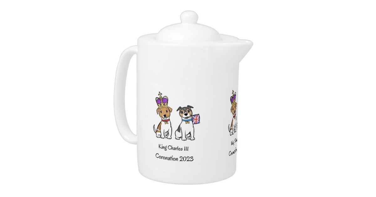 Coronation 2023 teapot | Zazzle