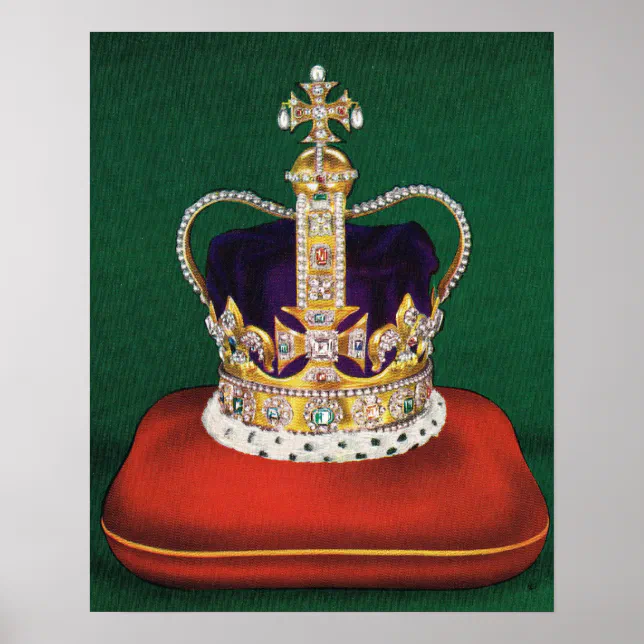 Coronation crown of England Poster | Zazzle