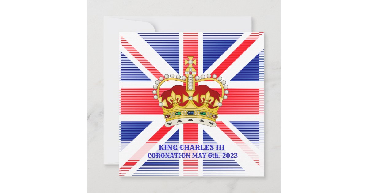 Coronation of King Charles III Invitation | Zazzle
