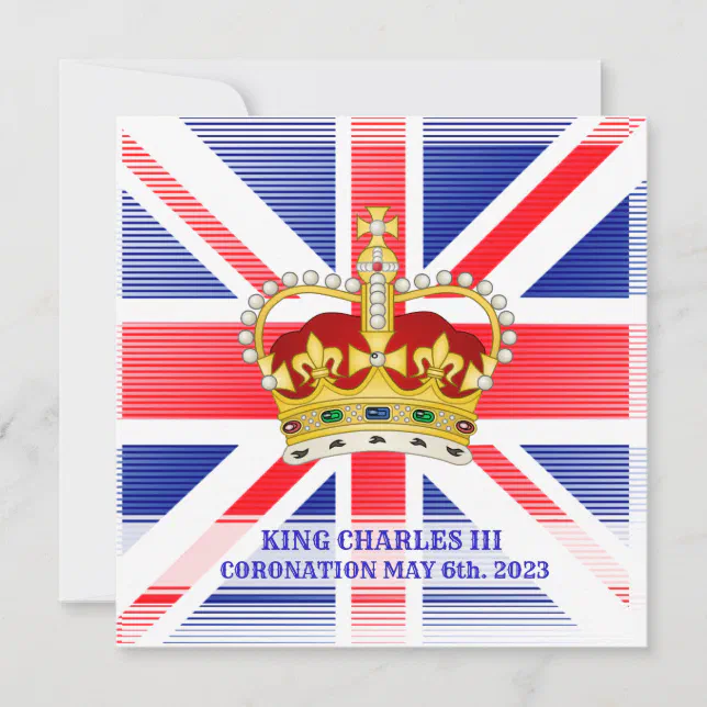 Coronation of King Charles III Invitation | Zazzle