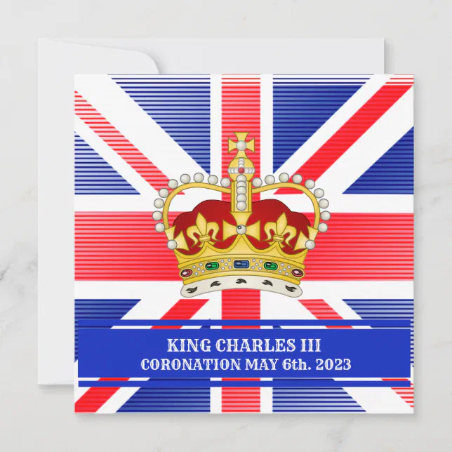 Coronation of King Charles III Invitation | Zazzle