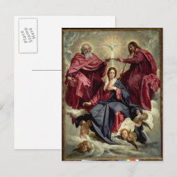 Coronation of the Virgin, c.1641-42 Postcard | Zazzle