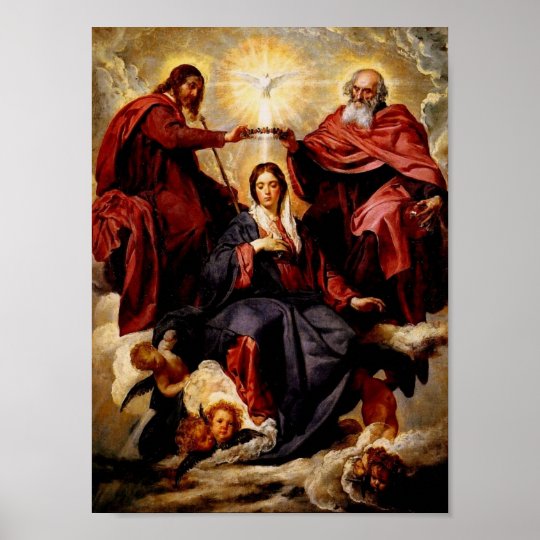Coronation of The Virgin Mary Poster | Zazzle.com