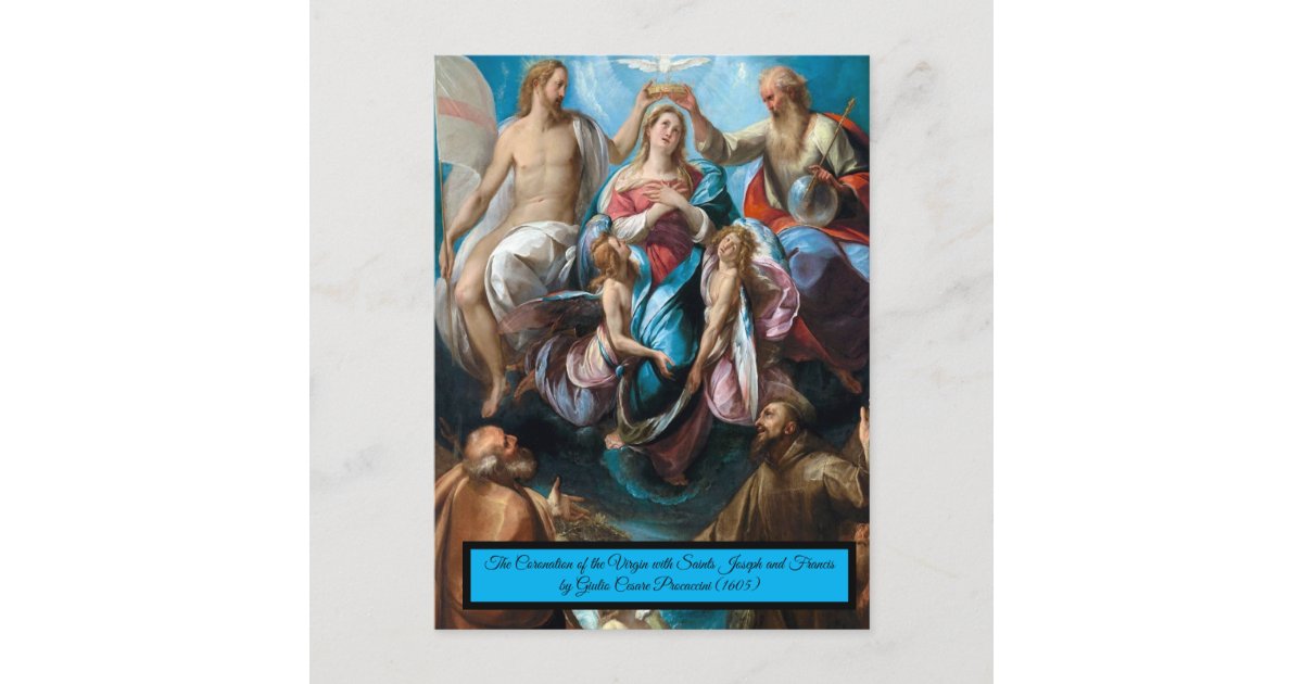 Coronation of the Virgin Postcard | Zazzle