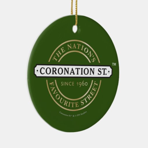 Coronation Street - Logo Ceramic Ornament | Zazzle