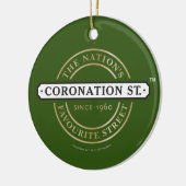 Coronation Street - Logo Ceramic Ornament | Zazzle