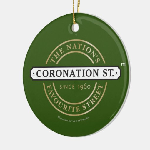 Coronation Street - Logo Ceramic Ornament | Zazzle