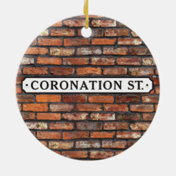 Coronation Street - Logo Ceramic Ornament | Zazzle