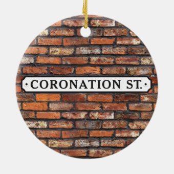 Coronation Street - Logo Ceramic Ornament | Zazzle