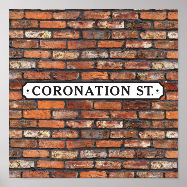 Coronation Street - Sign Poster | Zazzle