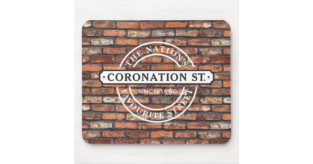 Coronation Street - Sign Poster Mouse Pad | Zazzle