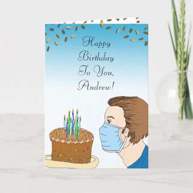 Coronavirus Birthday Wishes Card | Zazzle