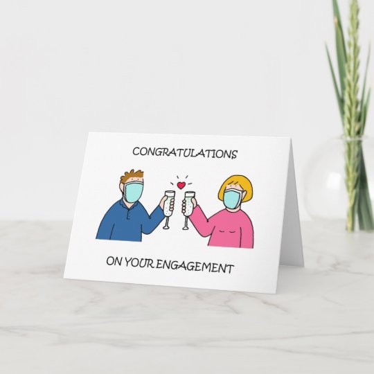 Coronavirus Congratulations on Your Engagement. Card | Zazzle.com