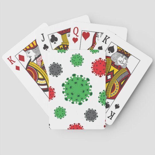 CoronaVirus Playing Cards Covid19 Design Pattern | Zazzle.com