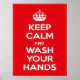 Coronavirus Prevention, Hygiene, Keep Calm, Poster | Zazzle