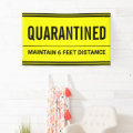 Coronavirus Self Isolation Quarantine Banner | Zazzle