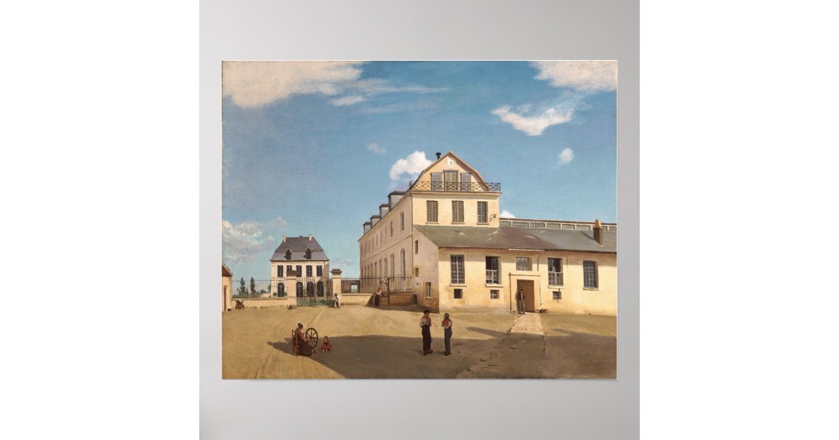 Corot - House And Factory Of Monsieur Henry Poster | Zazzle