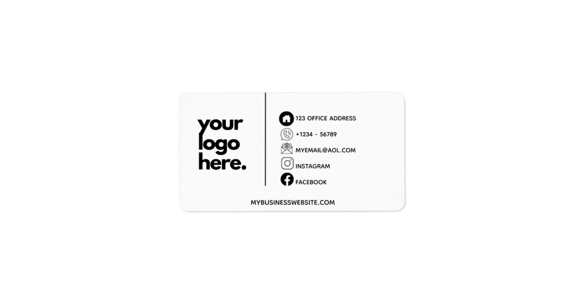 Corporate Business Card Design Logo Templates Label | Zazzle