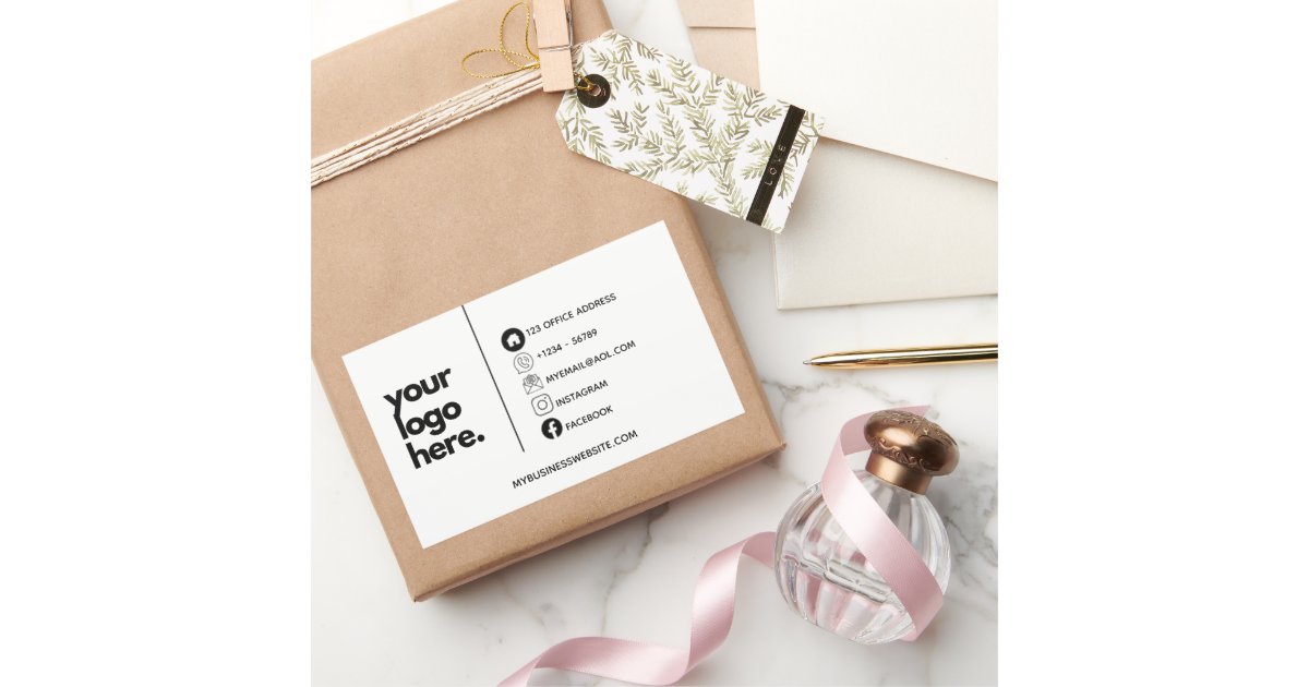 Corporate Business Card Design Logo Templates Rectangular Sticker | Zazzle