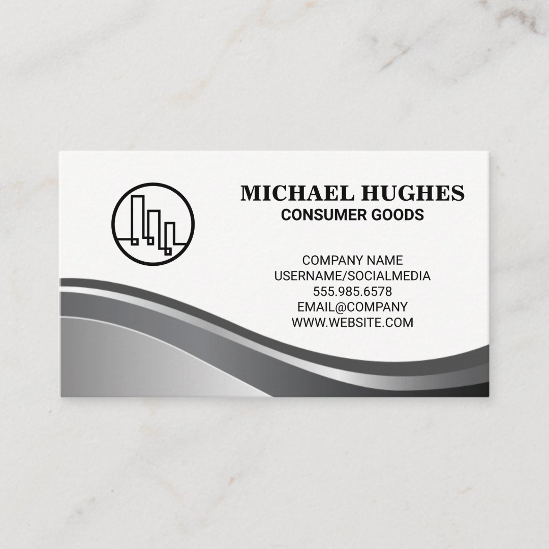 corporate consumer goods business card | Zazzle