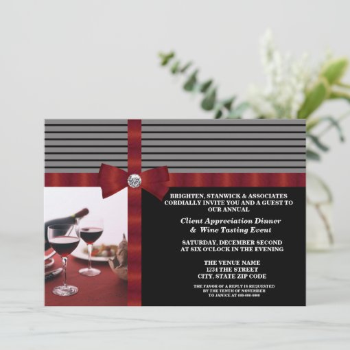 Corporate Event Client Appreciation Invitation | Zazzle