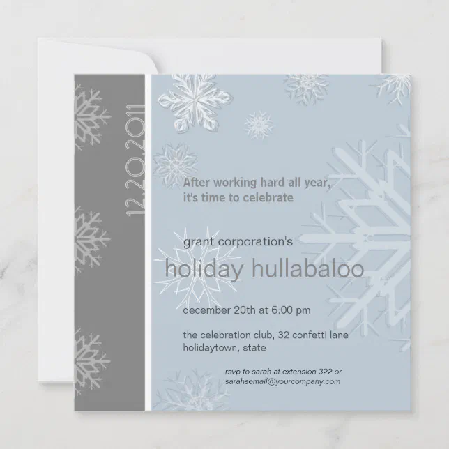 Corporate Holiday Party Invitation | Zazzle