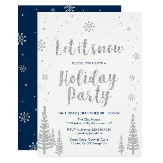 Corporate Holiday Party Invitation Card | Zazzle.com
