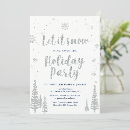 Corporate Holiday Party Invitation Card | Zazzle