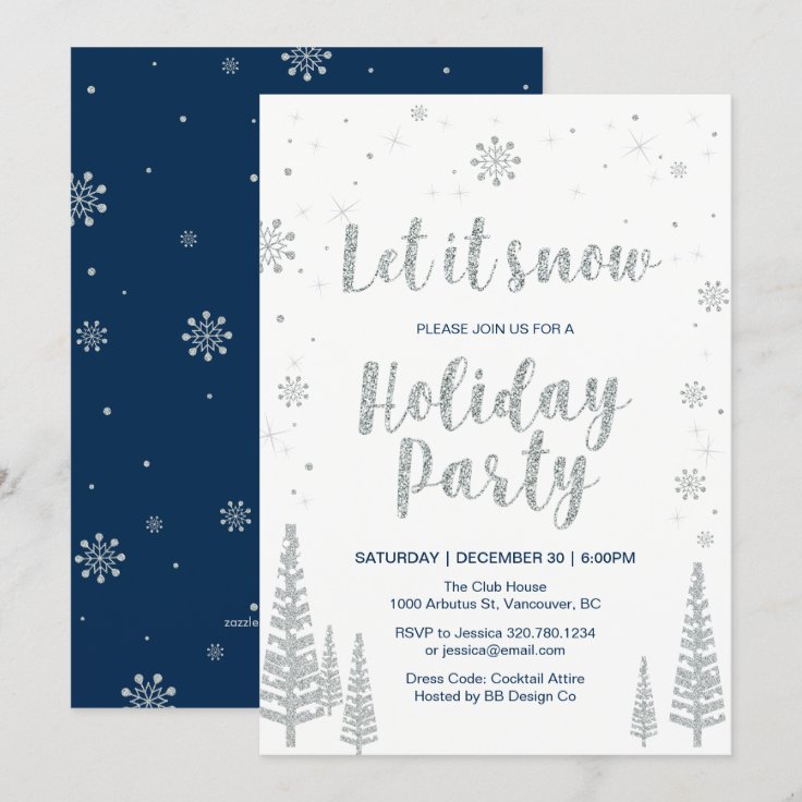 Corporate Holiday Party Invitation Card | Zazzle