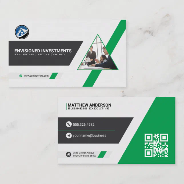 Corporate | Office Business Card | Zazzle