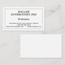 Corporate Professional Profile Card | Zazzle